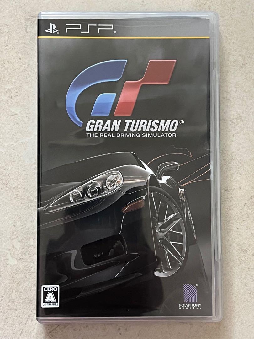 日版 PSP GT GRAN TURISMO THE REAL RACING SIMULATOR 跑車浪漫旅 GT 賽車遊戲, 電子遊戲 ...