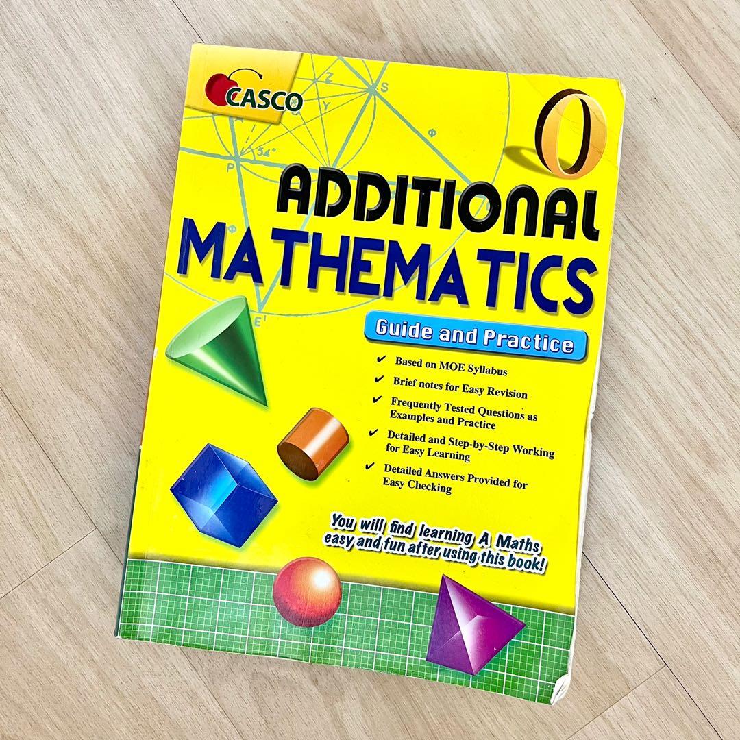 additional math/ amath sec 3 sec 4 assessment book revision guide ...