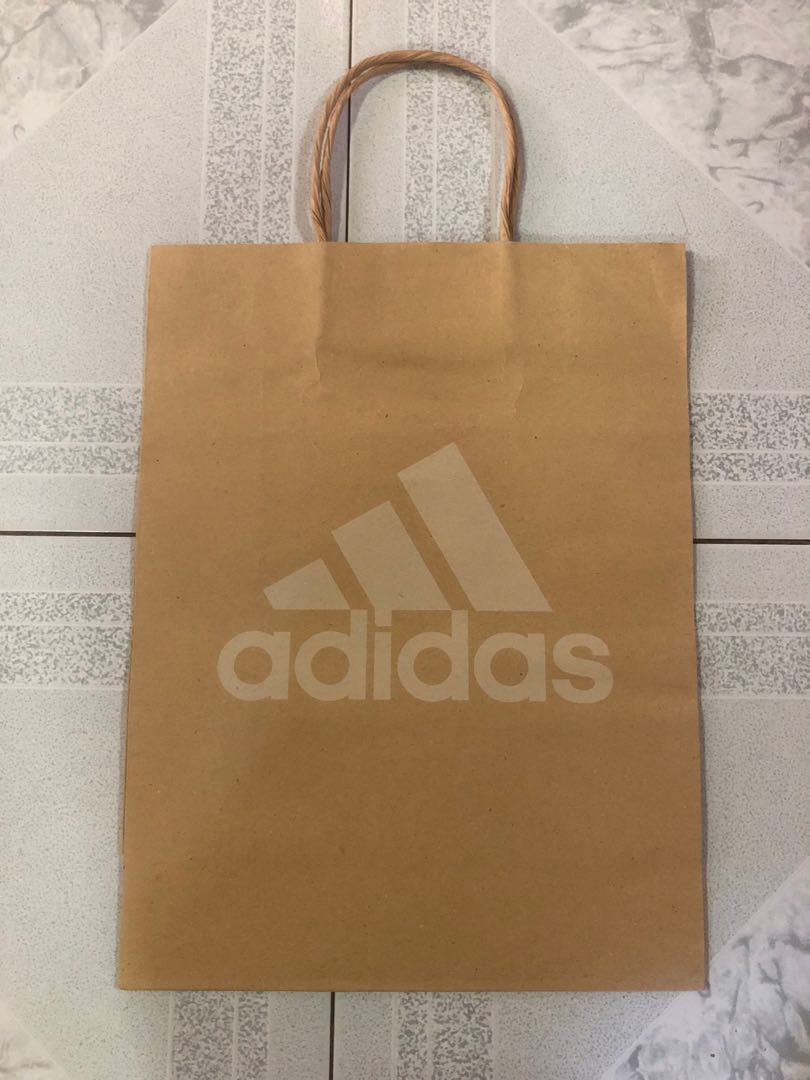 Adidas Paper Bag, Luxury, Bags & Wallets on Carousell