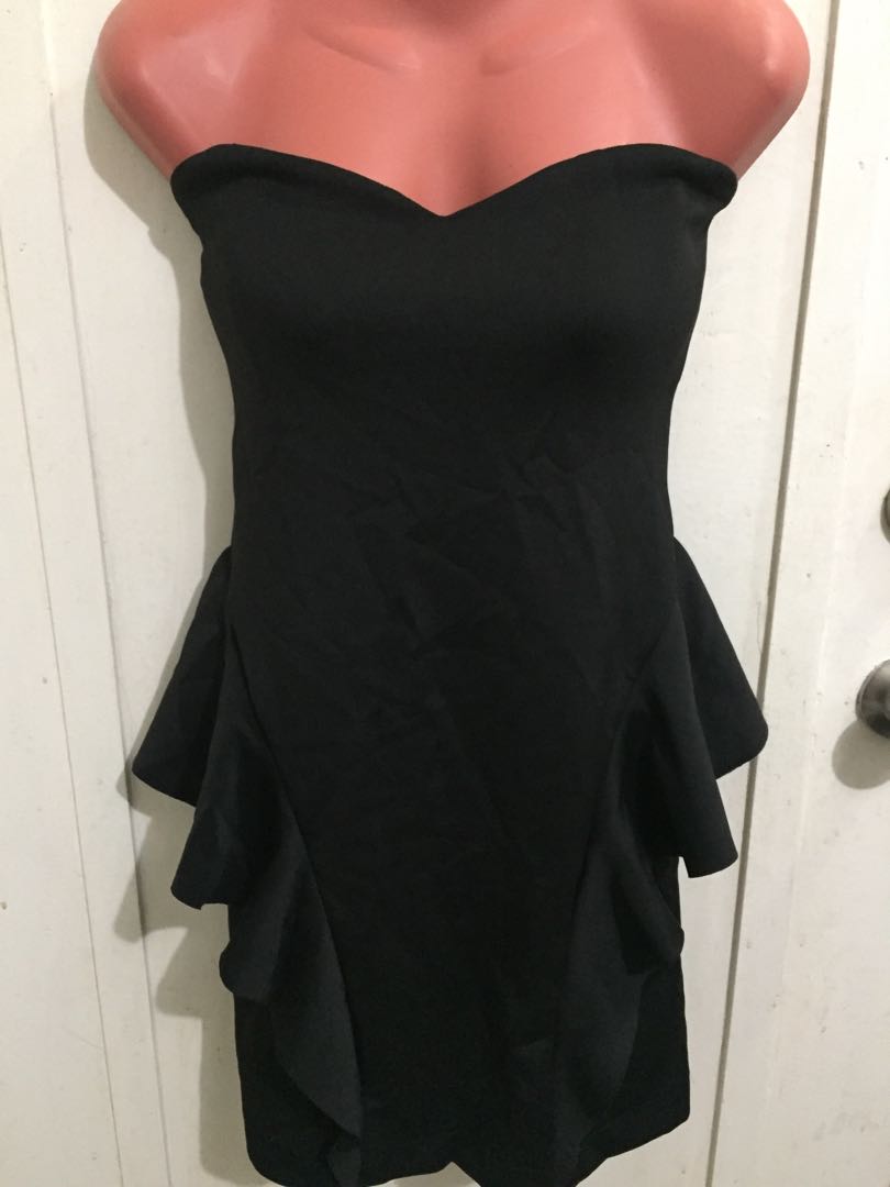 Authentic Zara Black Short Dress, Women's Fashion, Dresses & Sets ...