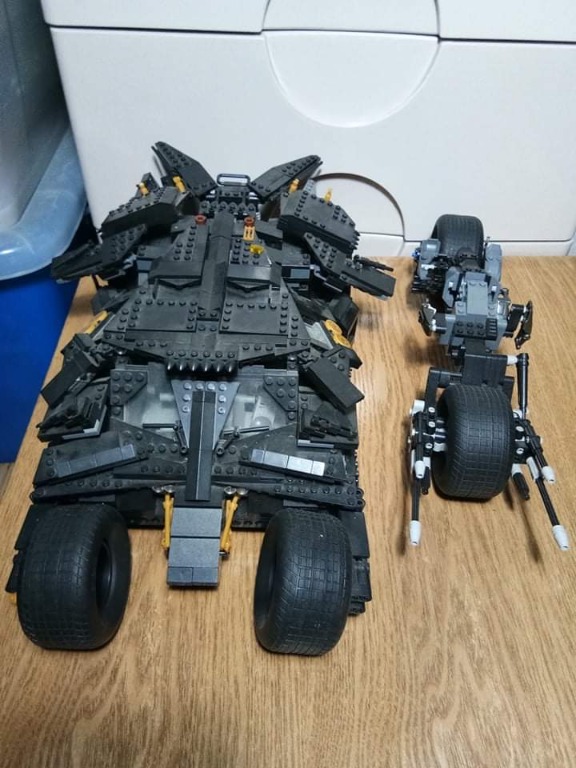 Batman Tumbler and Batpod SET OF 2 Lego Like Decool Lepin Figures Bat ...