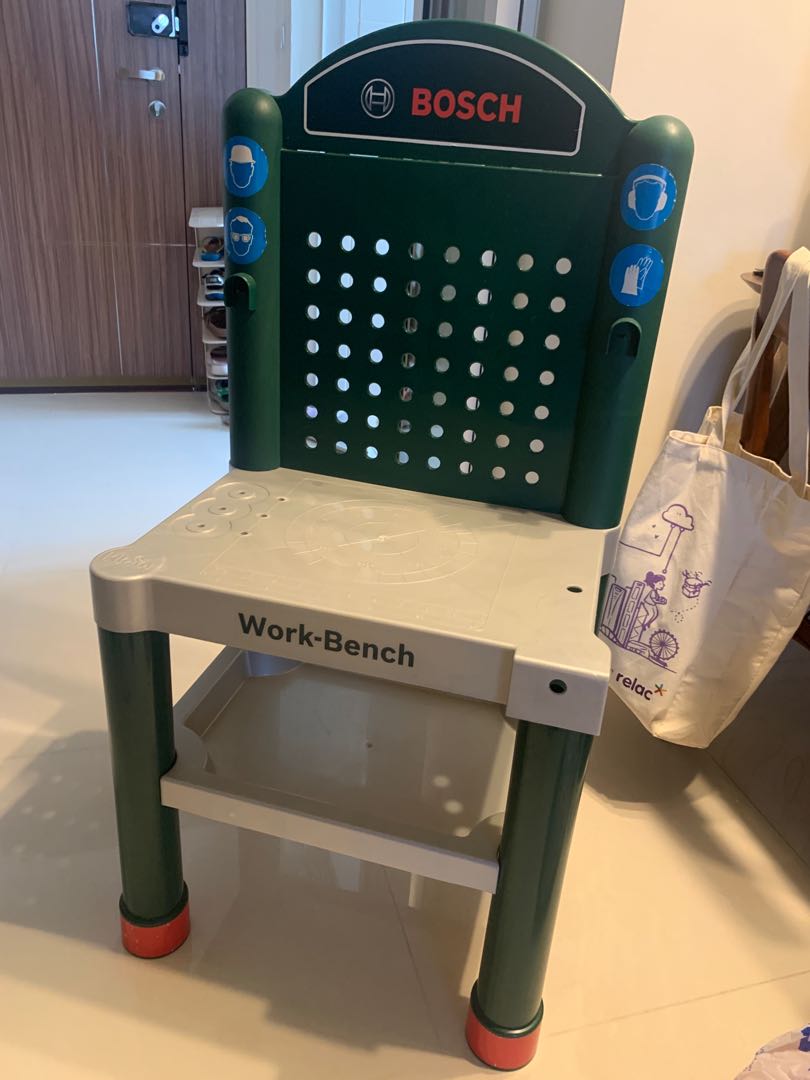 Bosch Toy Work Bench, Hobbies & Toys, Toys & Games on Carousell