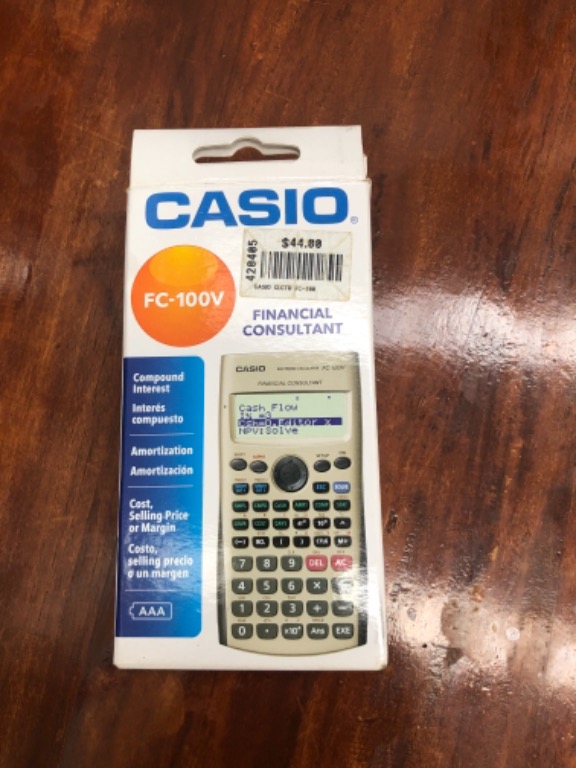 Brand new Casio financial calculator, Computers & Tech, Office ...