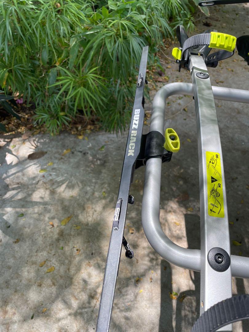 Buzzrack license plate holder buzz rack bicycle car rack, Sports ...