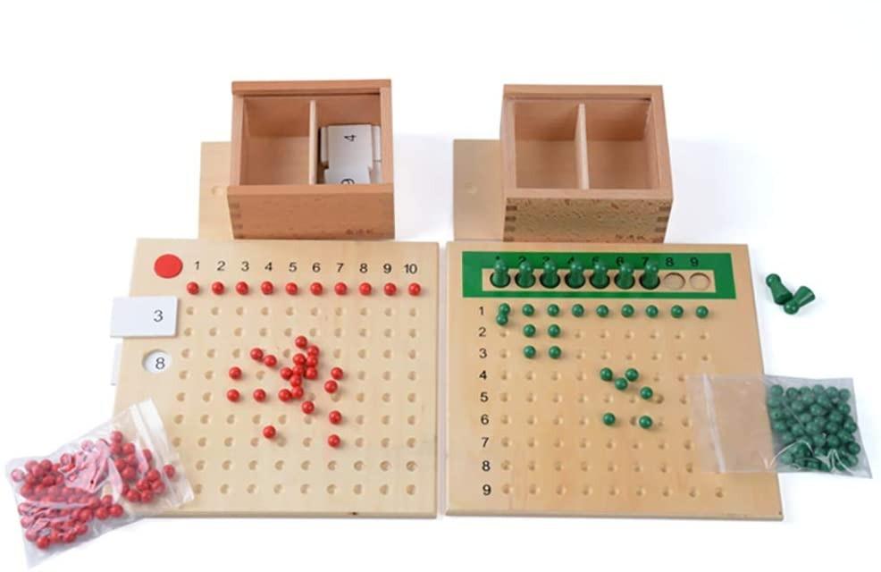 [by1] Montessori Multiplication and Division Board Montessori Math Toys ...