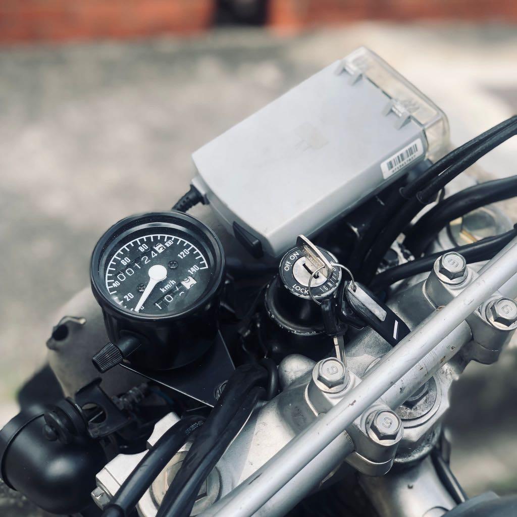 Cafe Racer Speedometer Odometer Trip Meter SR400 W175 Harley Davidson ...