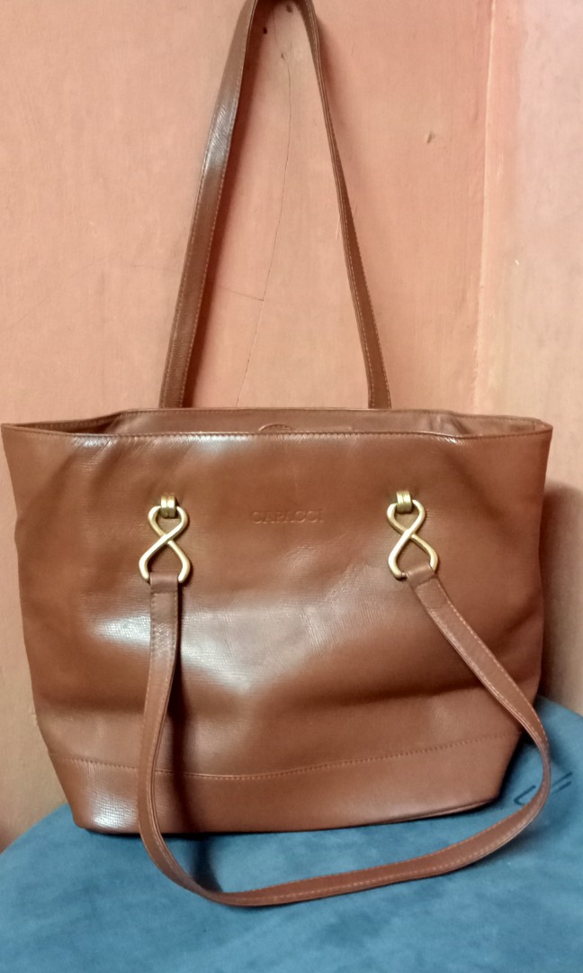 Capacci tote genuine leather, Women's Fashion, Bags & Wallets, Tote ...