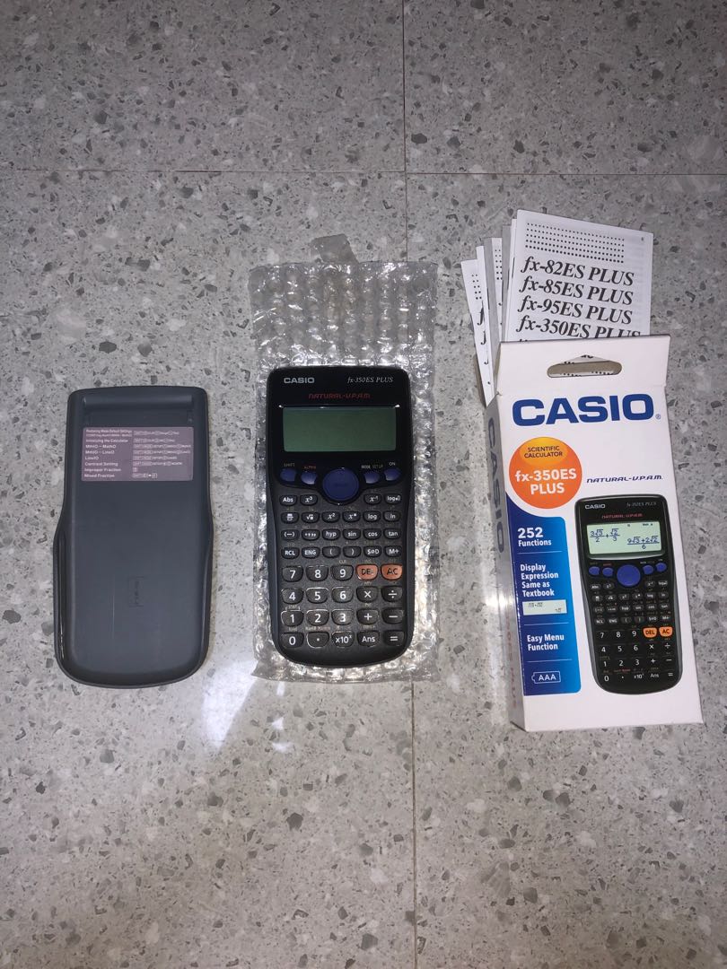 Casio Calculator fx-350es plus, Mobile Phones & Gadgets, Other Gadgets ...