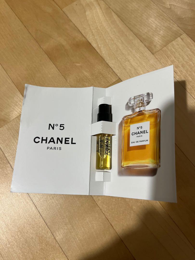 Chanel N°5 Eau de Parfum Sample香奈兒香水樣品, 美容＆化妝品, 健康及美容 - 香水＆香體噴霧 - Carousell