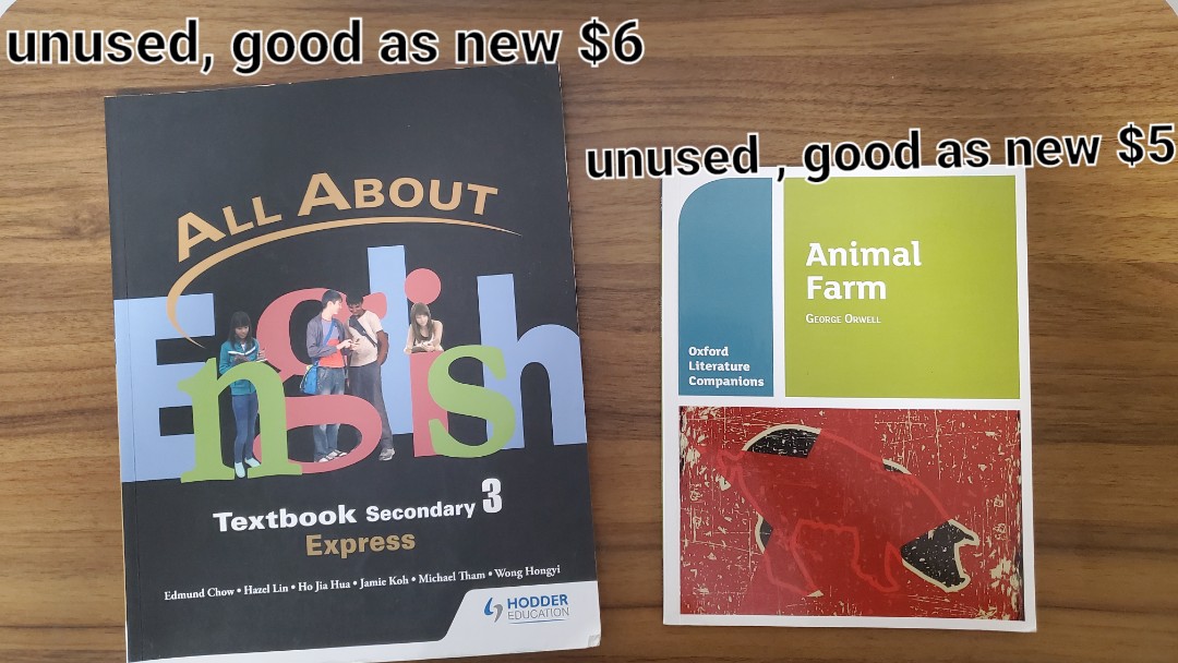 CHEAP second hand English text book and literature analysis book of ...