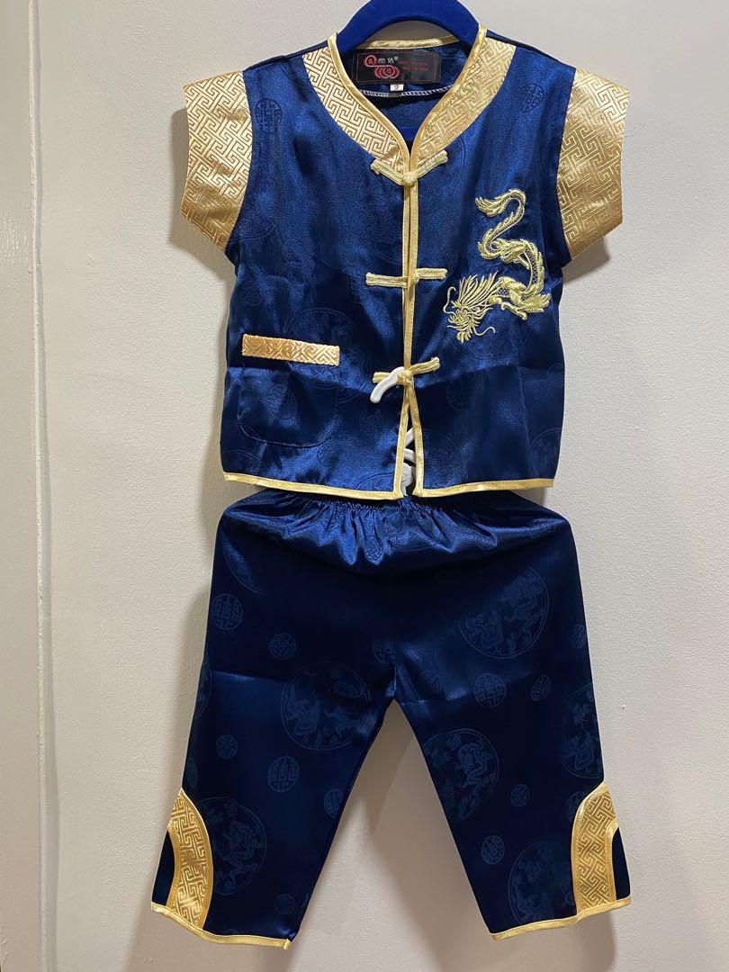 CNY Traditional Chinese Costume, Babies & Kids, Babies & Kids Fashion ...