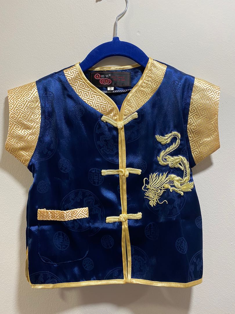 CNY Traditional Chinese Costume, Babies & Kids, Babies & Kids Fashion ...