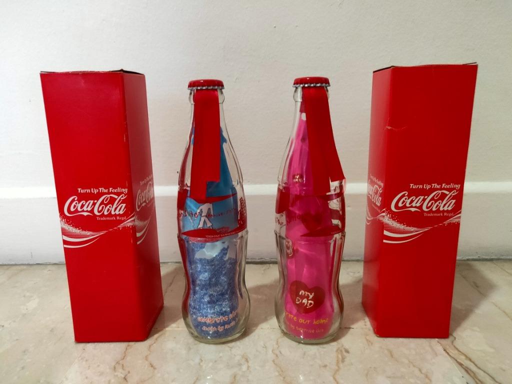Coca-Cola Coke Plastic Water Bottles, Metal Flasks, Anniversary Glass ...