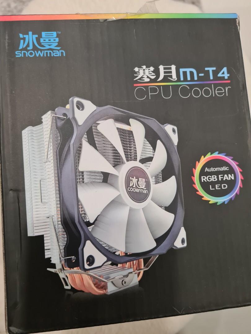 CPU Cooler Snowman M-T4, Computers & Tech, Parts & Accessories ...