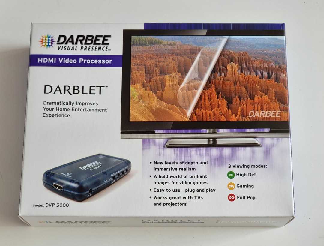 Darbee DVP 5000 Darblet HDMI Video Processor, TV & Home Appliances, TV ...