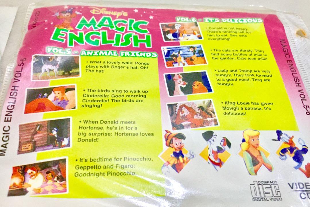 Disney’s Magic English VCD (Total 6 Disc), Hobbies & Toys, Music ...