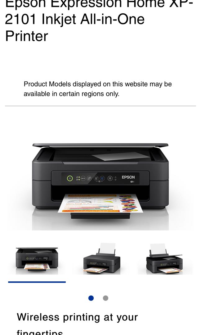 Epson Printer XP -2101, Computers & Tech, Printers, Scanners & Copiers ...