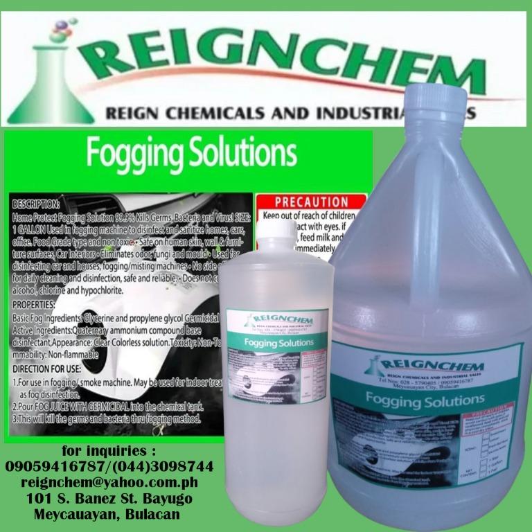 FOGGING SOLUTIONS, Beauty & Personal Care, Sanitizers & Disinfectants ...