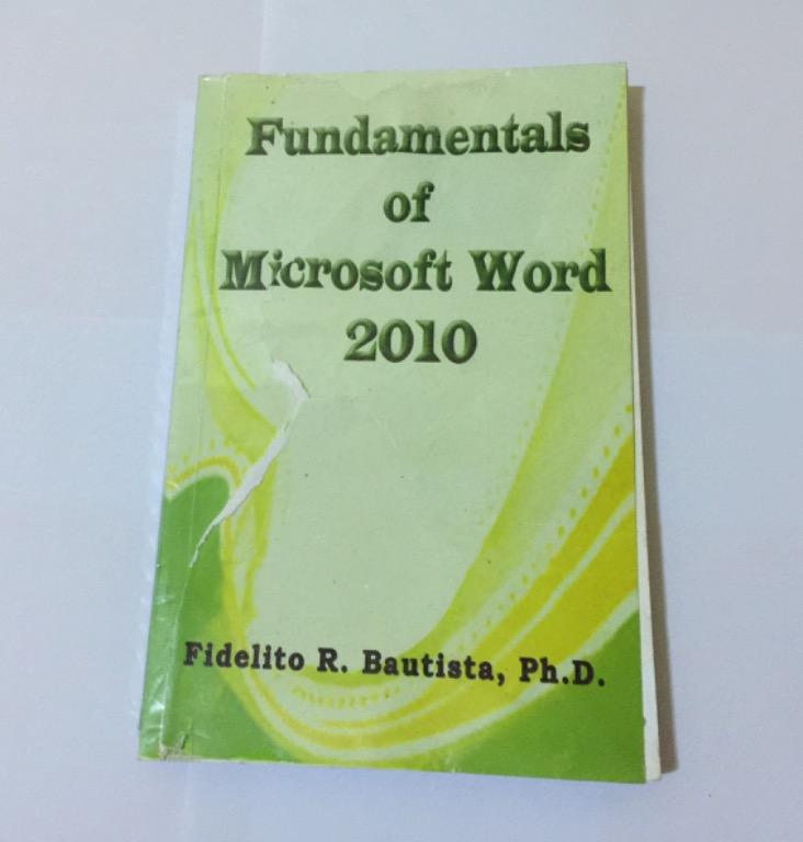 Fundamentals of Microsoft Word 2010, Hobbies & Toys, Books & Magazines ...