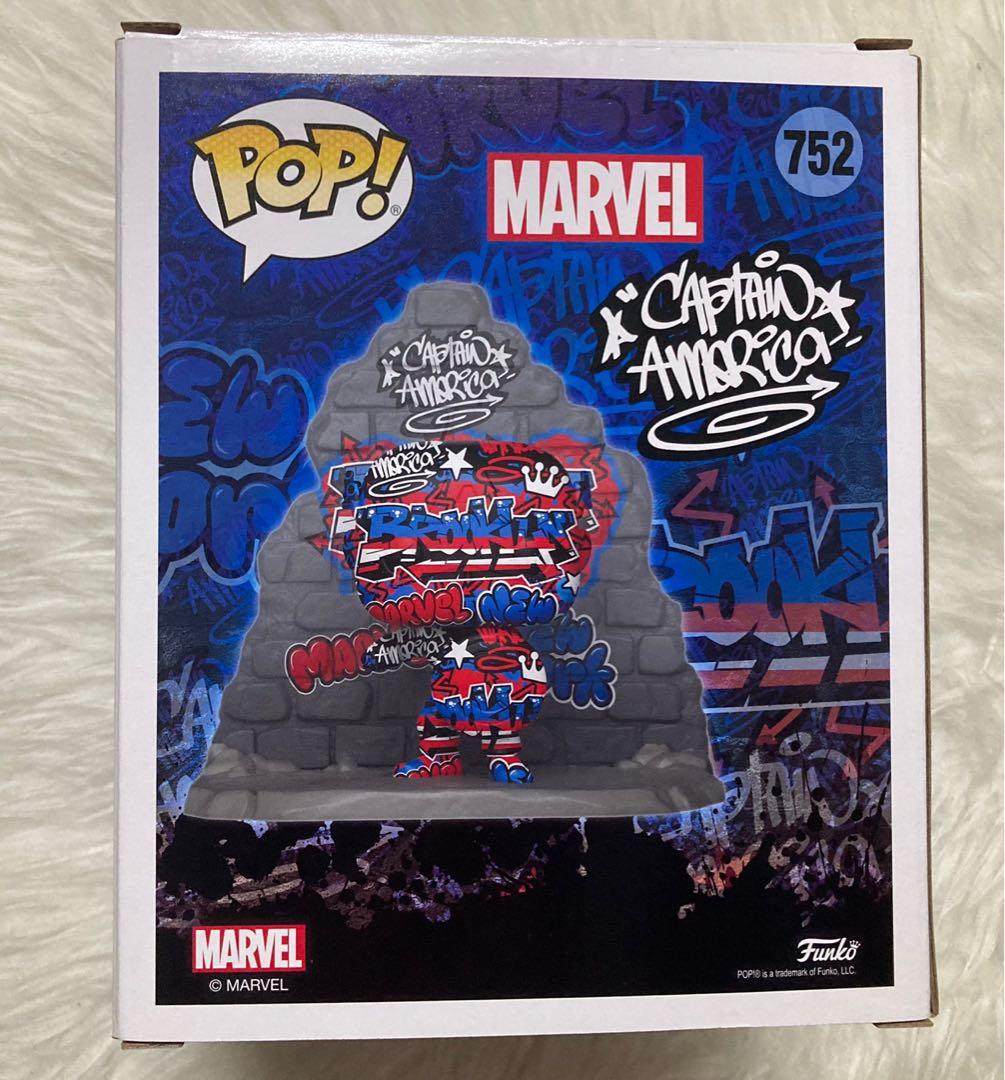 GameStop Exclusive Marvel Street Art Collection Captain America Deluxe ...