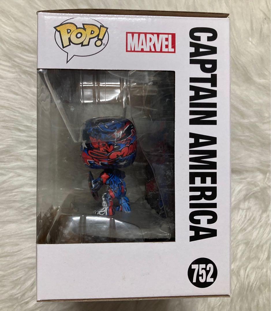 GameStop Exclusive Marvel Street Art Collection Captain America Deluxe ...