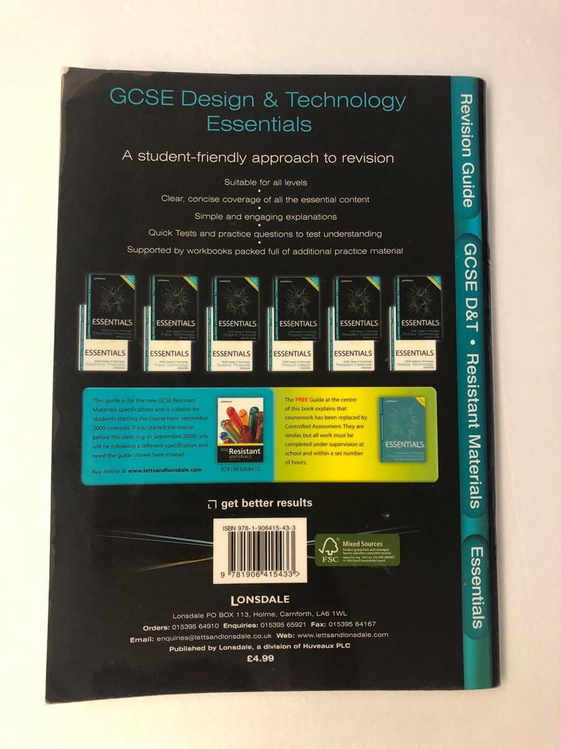 GCSE Design & Technology Resistant Materials Revision Guide, 興趣及遊戲, 書本 ...