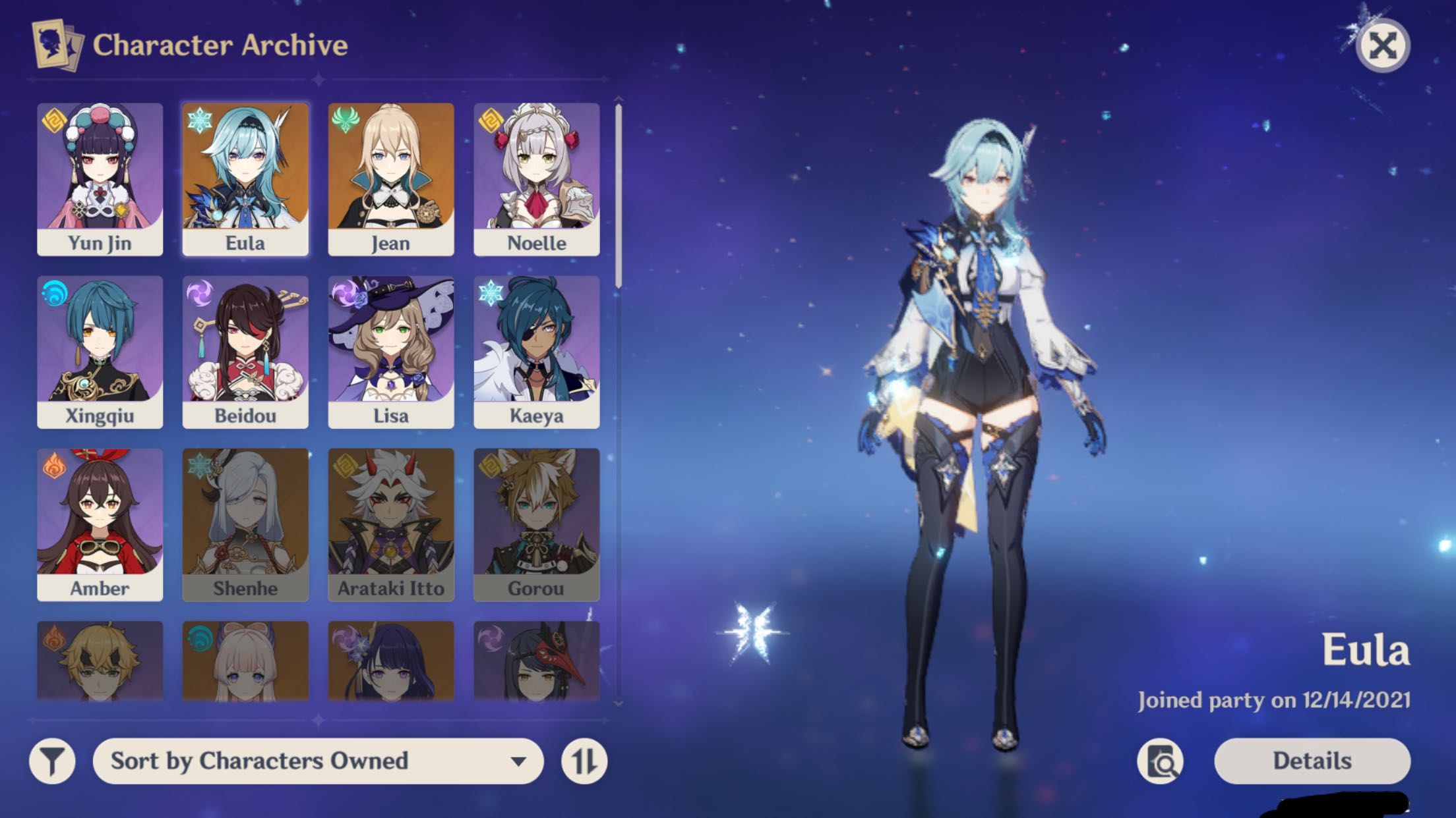 Genshin impact eula starter account | Ar 11| Asia Server | Plus Jean ...