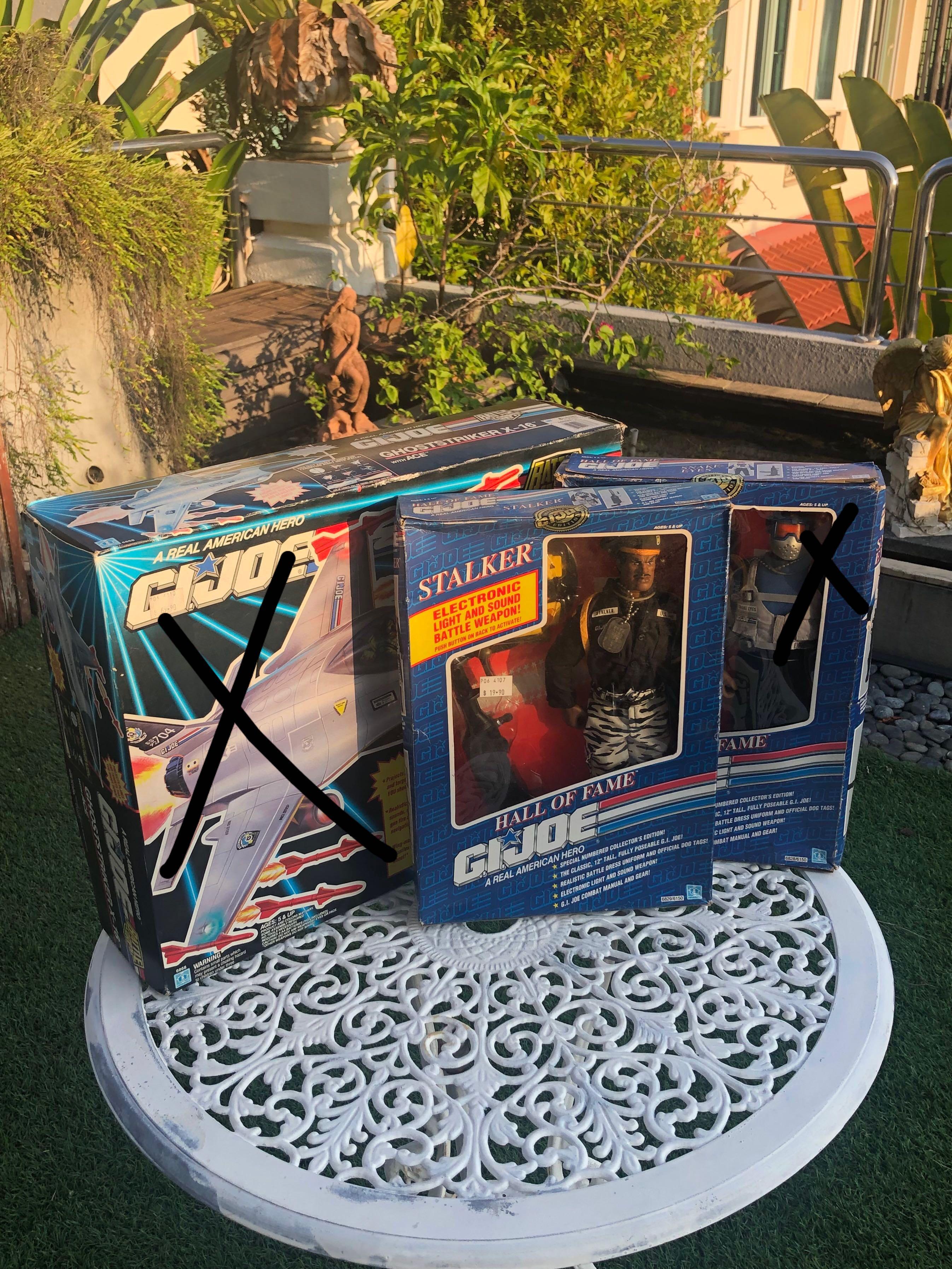 GI Joe [battle corps ghost striker x-16 plane, Hall of fame stalker and ...