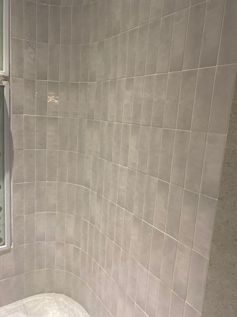 Gradient Subway Tiles (White/Light Grey), Furniture & Home Living, Home ...