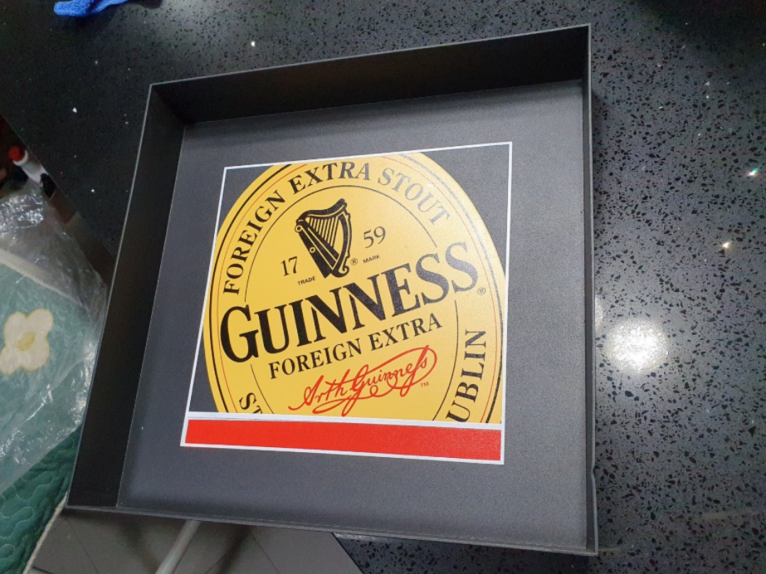 Guinness Tray, Furniture & Home Living, Kitchenware & Tableware, Coffee ...