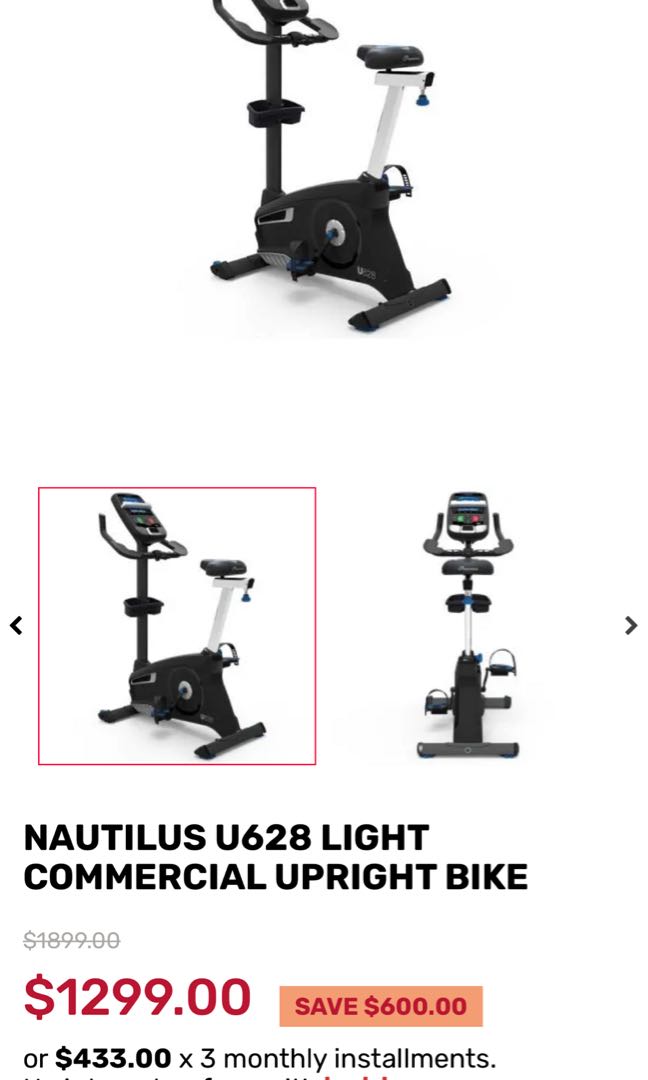 Gym sports nautilus , Sports Equipment, Exercise & Fitness, Cardio ...