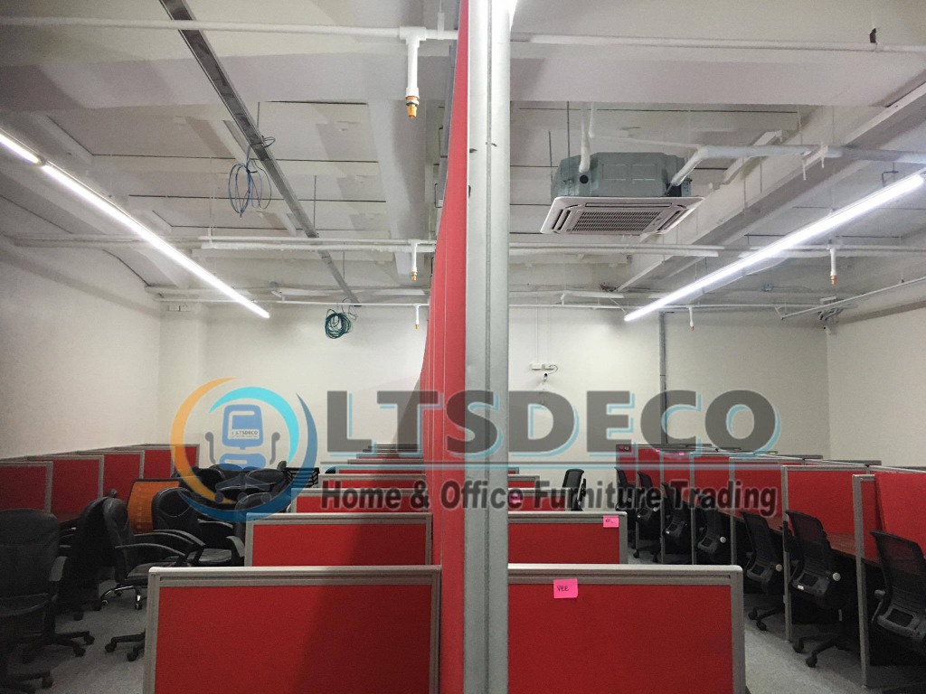 HIGH PANEL WORKSTATION TYPE OFFICE PARTITION/OFFICE FURNITURE ...