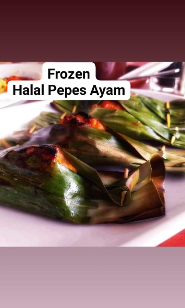 Homemade Halal Frozen Pepes Ayam/Chicken, Food & Drinks, Chilled ...