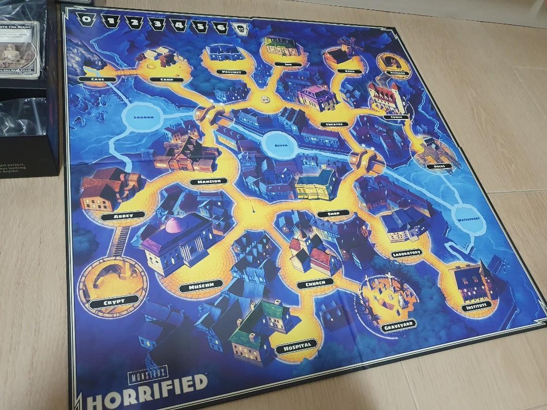 Horrified Board Game, Hobbies & Toys, Toys & Games on Carousell