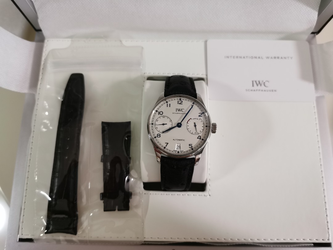 Iwc portuguese 7 days, Luxury, Watches on Carousell