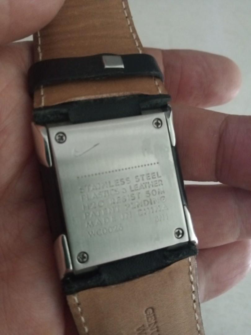 Jam sport digital Nike leather limited edition black, Fesyen Pria, Jam ...