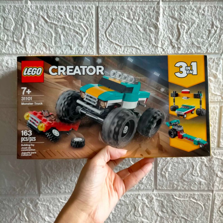 LEGO Creator 3in1 Monster Truck Toy 31101, Hobbies & Toys, Toys & Games ...