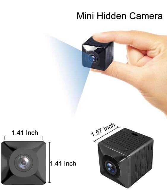 Luowice Hidden Camera Mini Spy Camera Indoor WiFi 1080P HD Wireless 360 ...