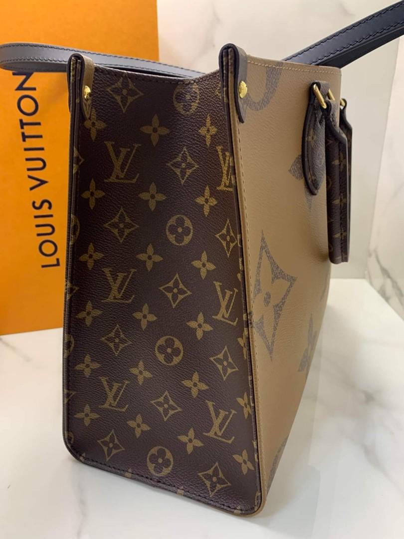 LV On The Go MM Size in Reverse Monogram, Luxury, Bags & Wallets on ...
