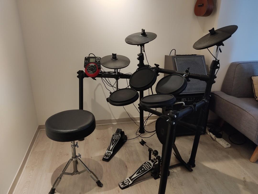 Medeli DD-512 electric drums WITH AMP, Hobbies & Toys, Music & Media ...
