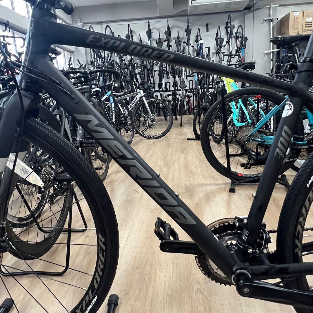Merida Explorer 300 hybrid bike city bicycle shimano altus hydraulic ...