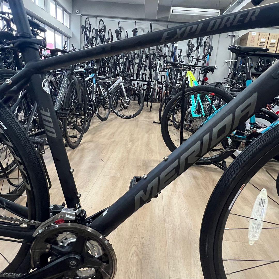 Merida Explorer 300 hybrid bike city bicycle shimano altus hydraulic ...