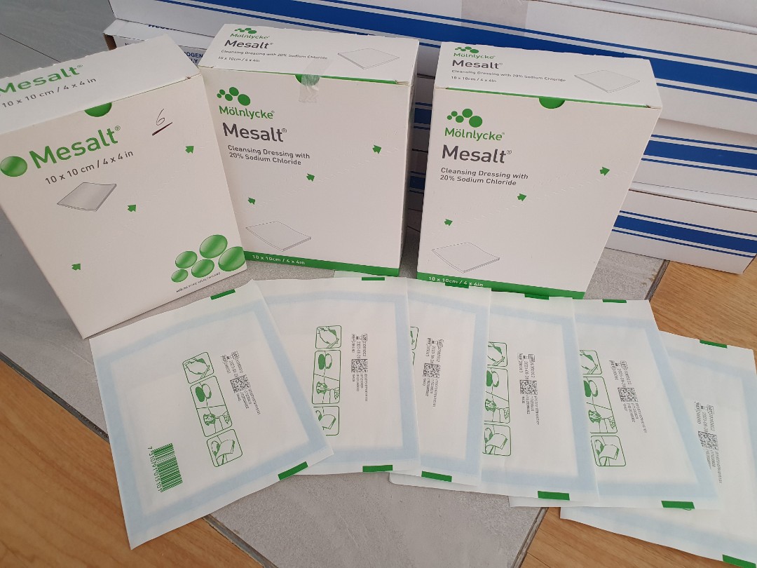 Mesalt (10cm x 10cm / 4x4 in), Health & Nutrition, Medical Supplies ...