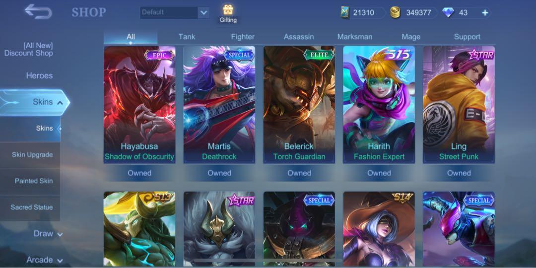 MOBILE LEGENDS SUPREME SINGAPORE CHOU MG, Video Gaming, Gaming ...