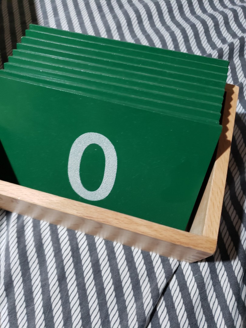 Montessori Sandpaper Numbers, Hobbies & Toys, Stationary & Craft ...