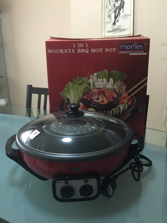 Mookata BBQ 2-in-1 Hot Pot, TV & Home Appliances, Kitchen Appliances ...