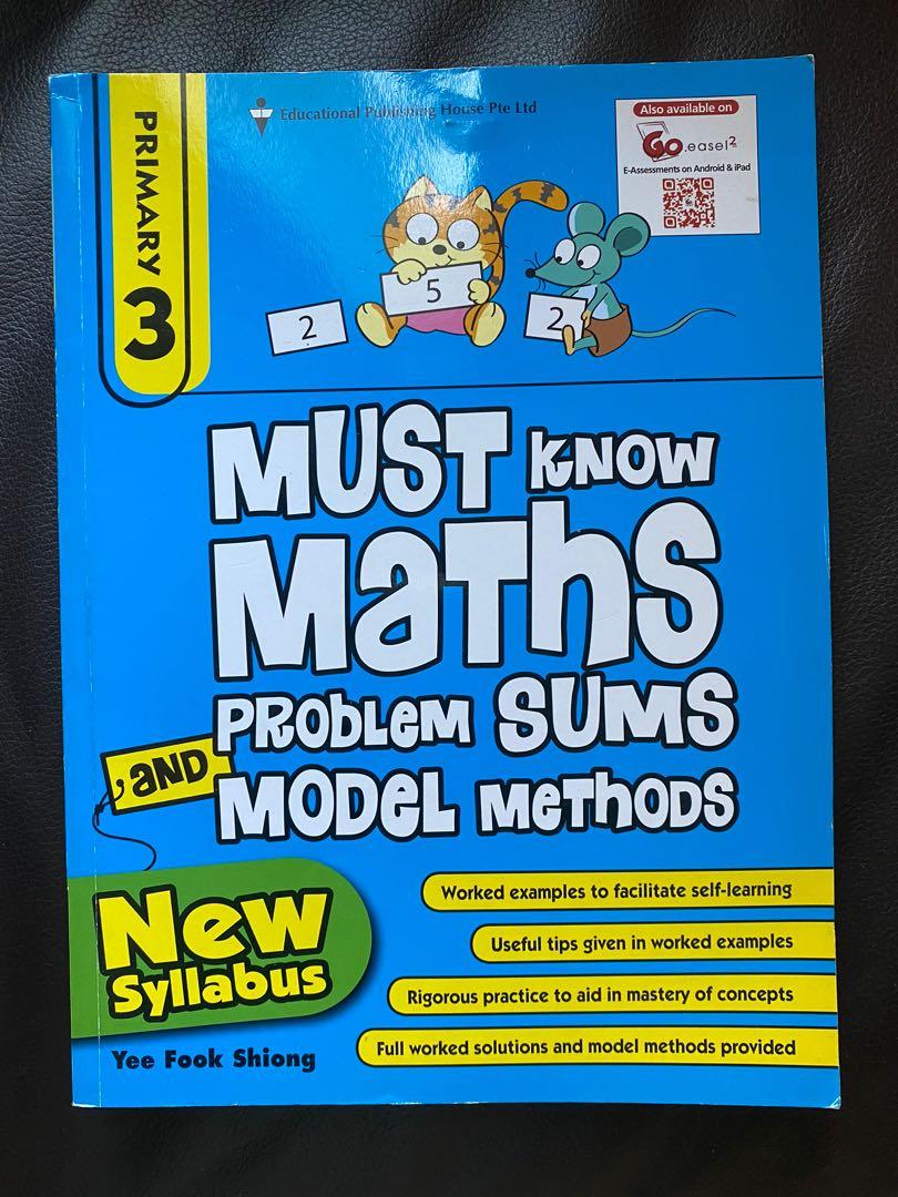 Must know math problem sums primary 3, Hobbies & Toys, Books ...