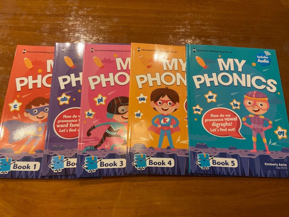 My phonics book set 1-5, Hobbies & Toys, Books & Magazines, Assessment ...