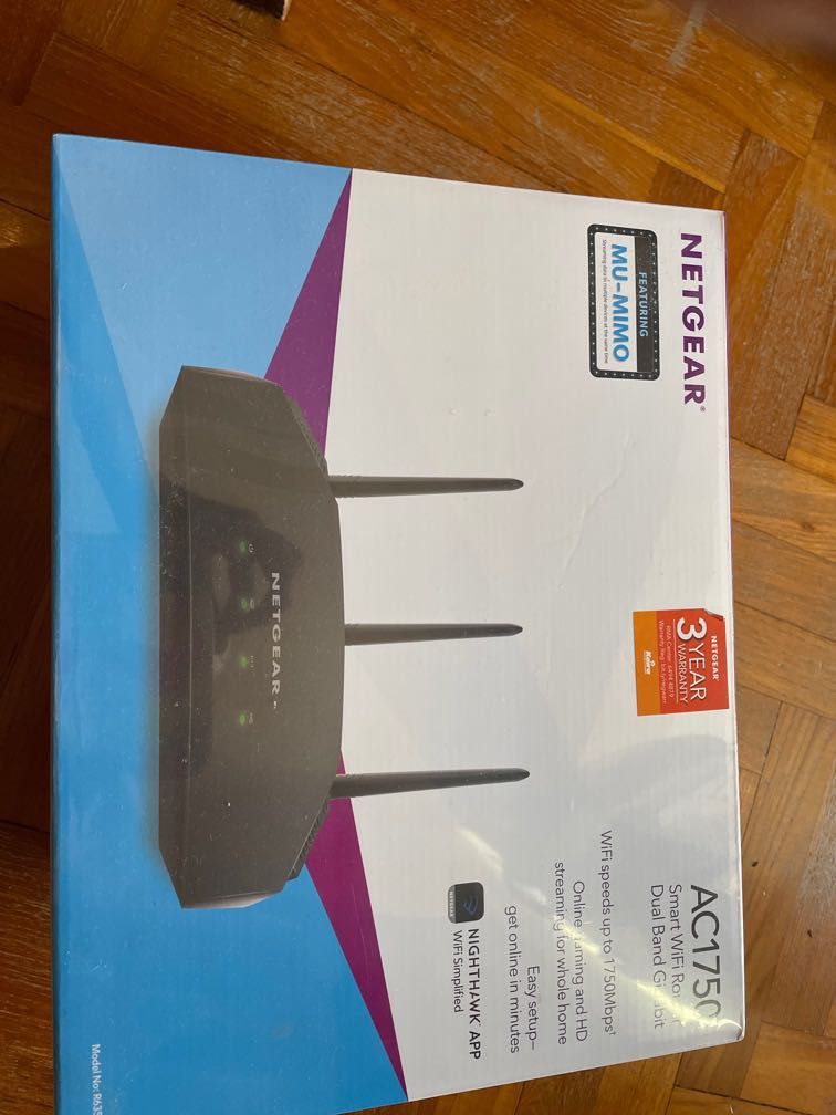 Netgear router AC 1750, TV & Home Appliances, Electrical, Adaptors ...