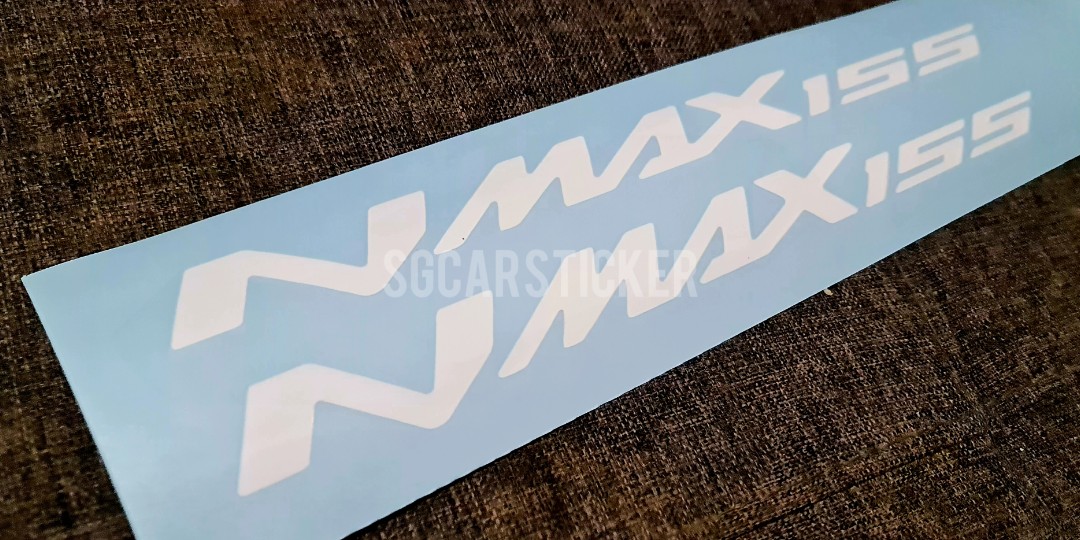 NMAX 155 Vinyl Sticker Per Pair (250mm by 17mm per piece), Motorcycles ...